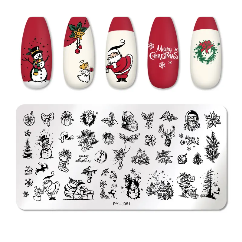 Plantilla de stamping Pict You J051 - Nailand